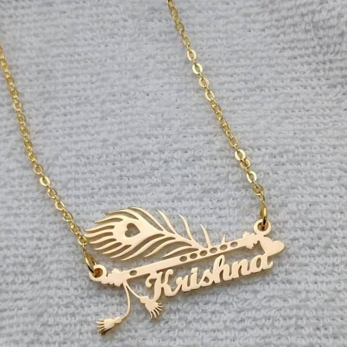 Name Necklace (Krishna Design) – Urban slayers